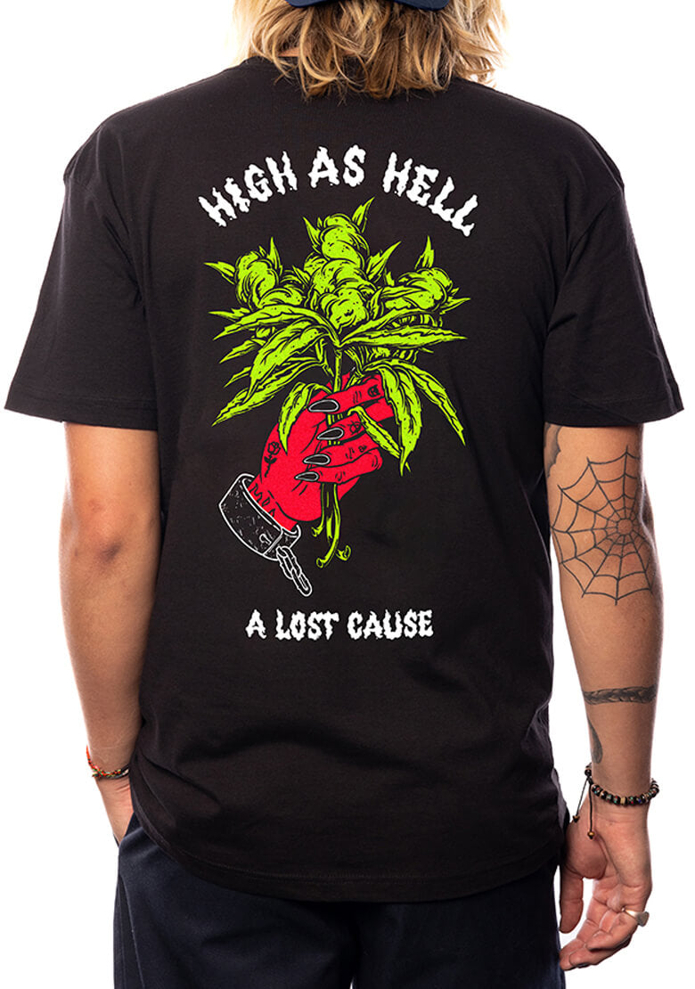 High As Hell Tee – A Lost Cause